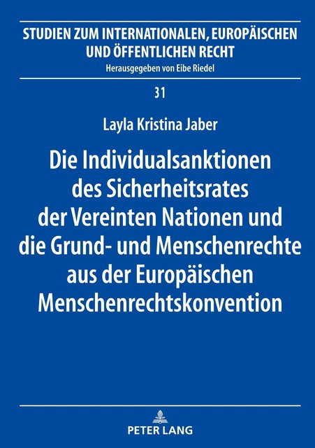 Die Individualsanktionen des Sicherheitsrates der Vereinten Nationen ...
