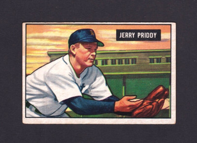 1951 Bowman #71 Jerry Priddy [EX/MT] | eBay