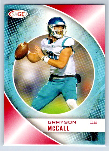 2023 SAGE Football - Grayson McCall - RED - Coastal Carolina ...