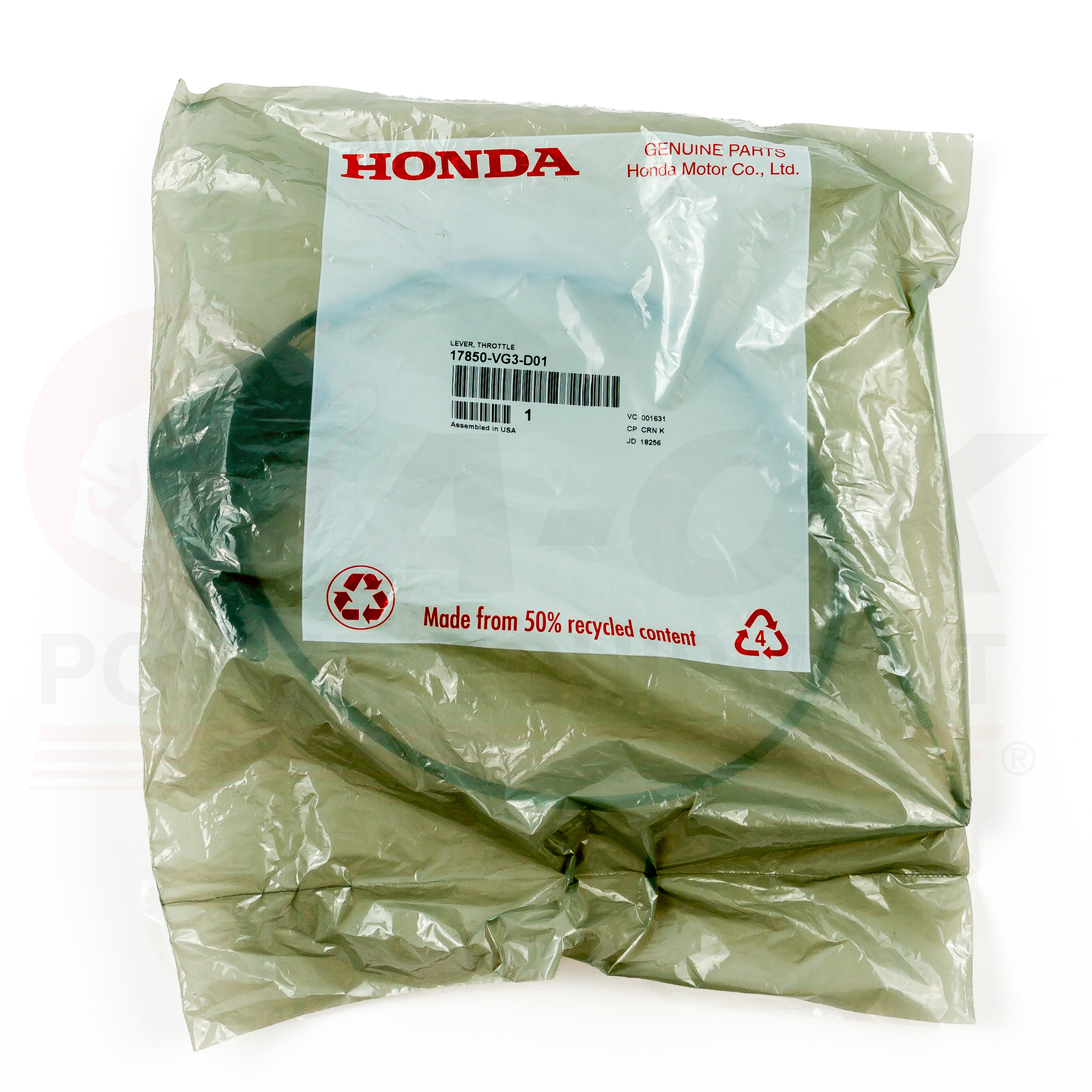 Honda OEM 17850-VG3-D01 Throttle Lever | eBay
