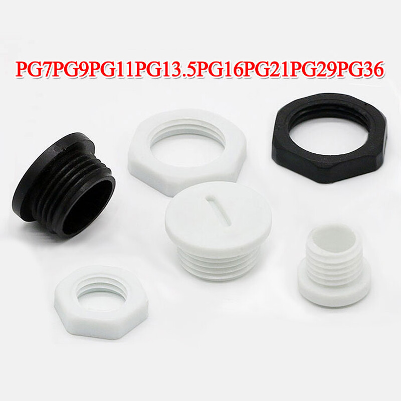PG7-PG36 Nylon Waterproof Plug Bung With Nuts M12 M16 M20 M22 M24 M25 ...