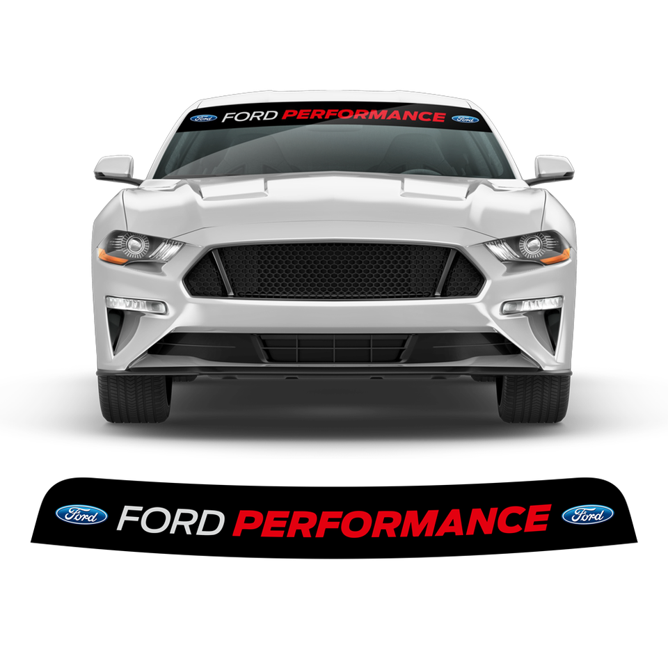 Ford Performance Windshield banner decal for Ford Mustang 2015 - 2022 ...