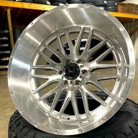 4 NEW 26x14 Hardcore HC19 Wheels Brushed 6x5.5 6x139.7 Chevy GMC | eBay