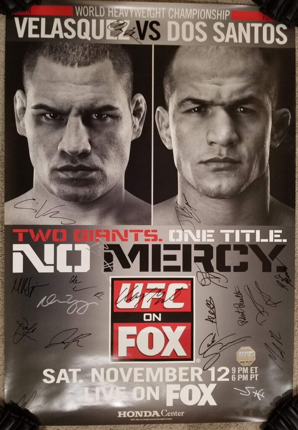 Ufc On Fox 9 Poster