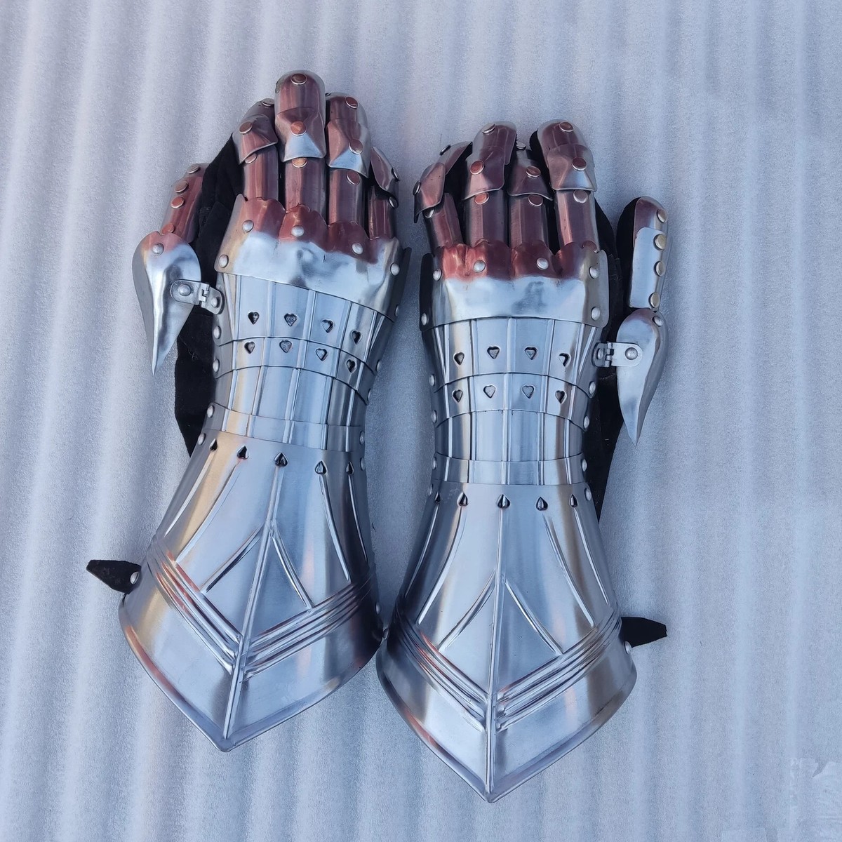 Medieval Gauntlets Armor Metal Gloves Plate Gauntlets Fully Functional