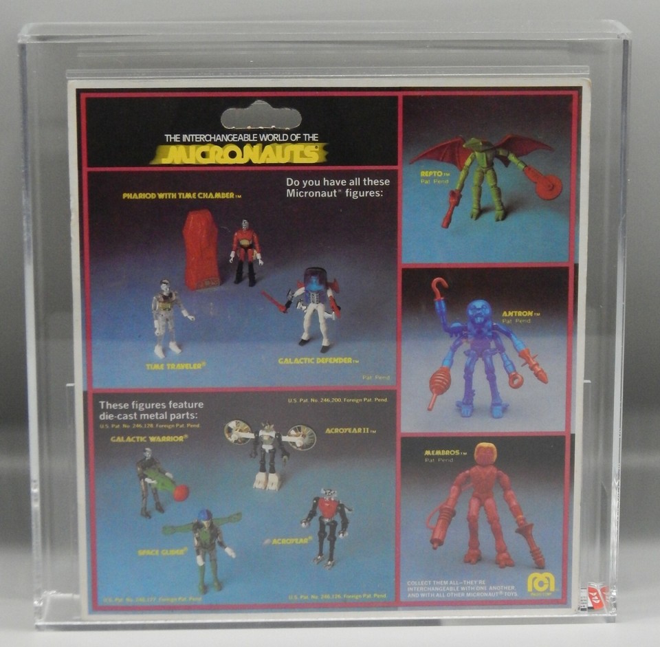 1980 vintage AFA 75 Mego MICRONAUTS alien MEMBROS Microman MOC toy ...