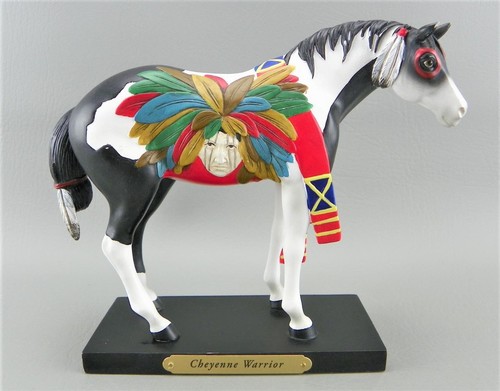 Enesco 2013 Trail of Painted Ponies CHEYENNE WARRIOR 1st Edt 1518 Horse ...