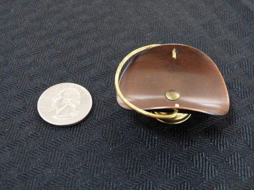 NEW VTG Coppercraft Guild Miniature Wood Basket in Copper & Brass ...