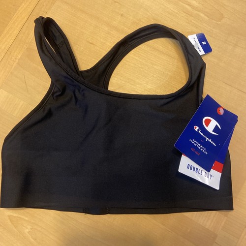 Champion Athletic Bra M Black Double Dry Youth | eBay