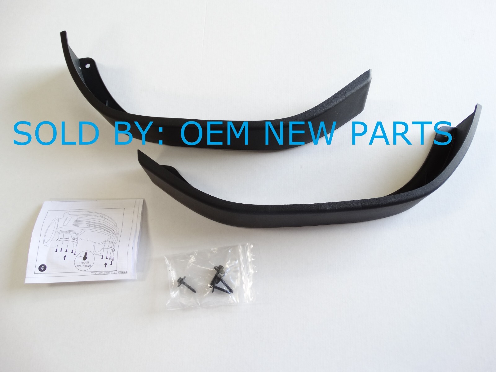 GM 23408772 23408774 Deflector Kit, Front Tire Front Air 2016-2022 ...