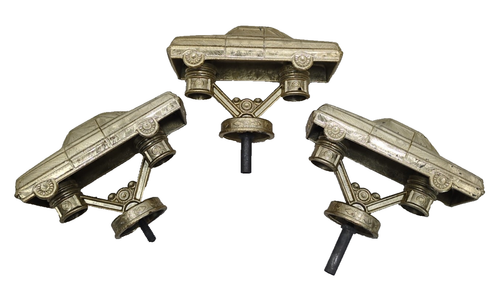 1960 Race Car Hot Rod Trophy Toppers Gold Fleck Pistons Lot of (3 ...