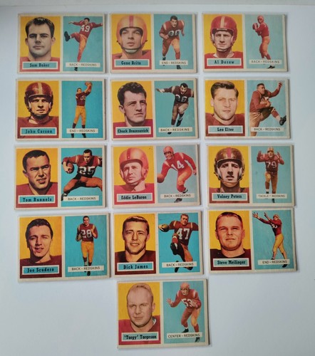 1957 Topps Washington Redskins Team Set | eBay