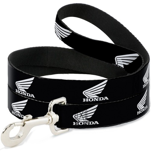 Dog Leash 6-FEET HONDA Motorcycle Logo Black/White 700146578691| eBay