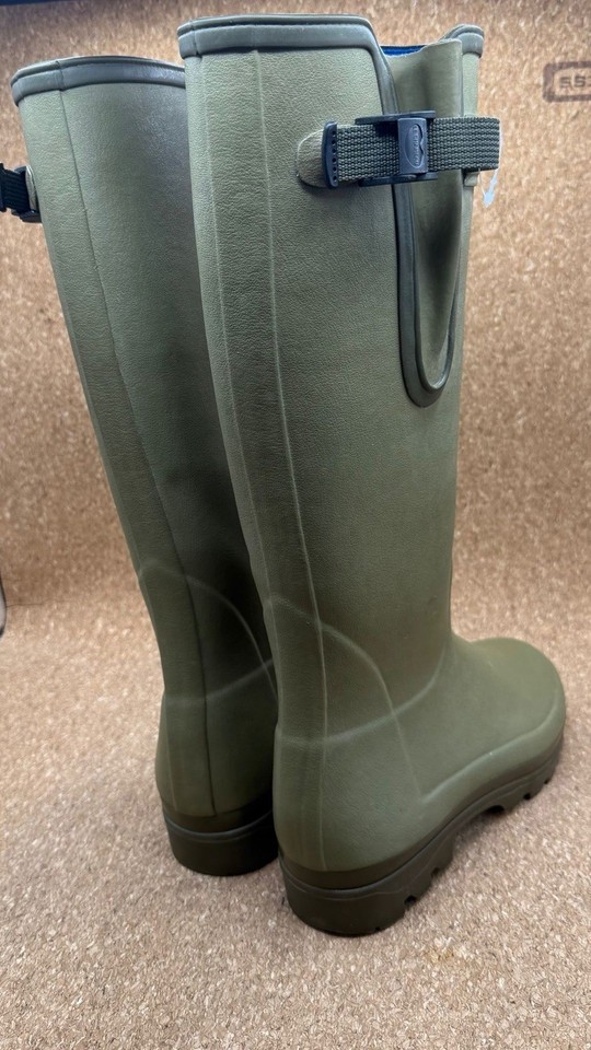 Le Chameau Vierzonord Wellington Boots Iconic Green UK 7 | eBay UK