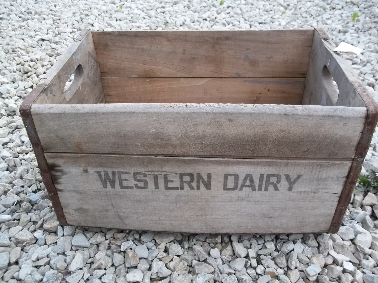 Vintage Western Dairy Milk Wood Crate good for decor St Joseph MO ...