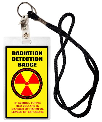 HALLOWEEN COSTUME MOVIE PROP - ID/Security Badges (Radiation Detection ...