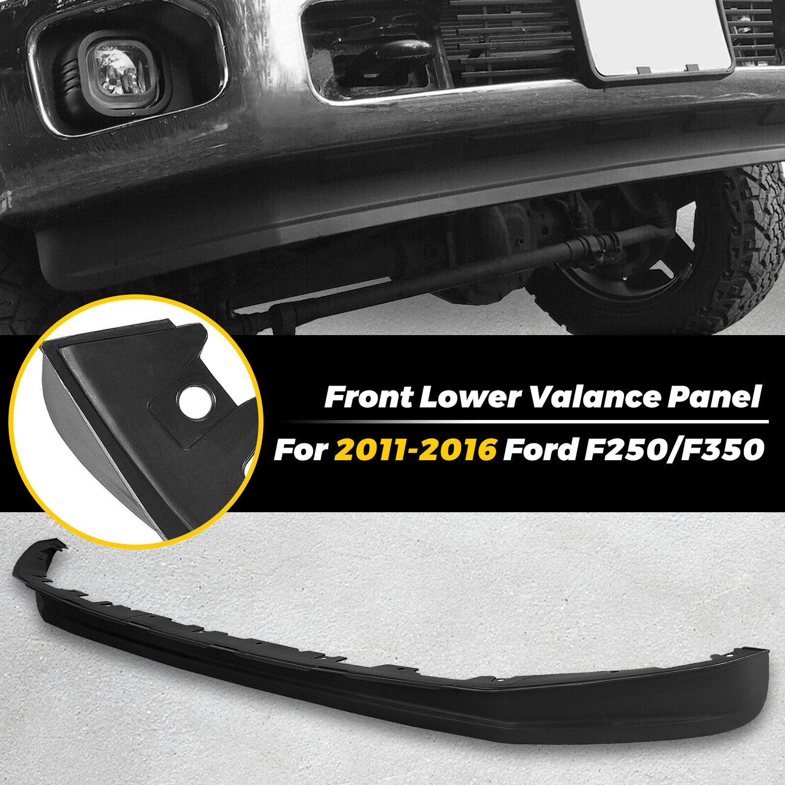 Front Lower Valance Air Dam Deflector For 11-16 Ford F250 F350 Super ...