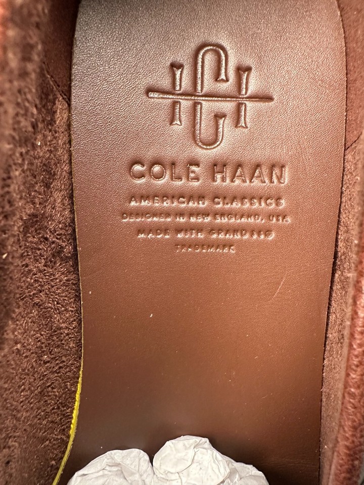 Cole Haan Men's American Classics Penny Loafer Chestnut Spectator 10M ...