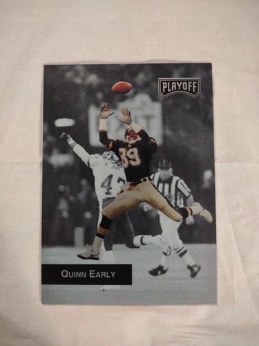1993 Playoff Promo Inserts #3 Quinn Early New Orleans Saints Tekchrome ...