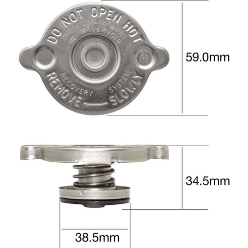 Tridon Non Recovery Radiator Cap CR1070 | eBay