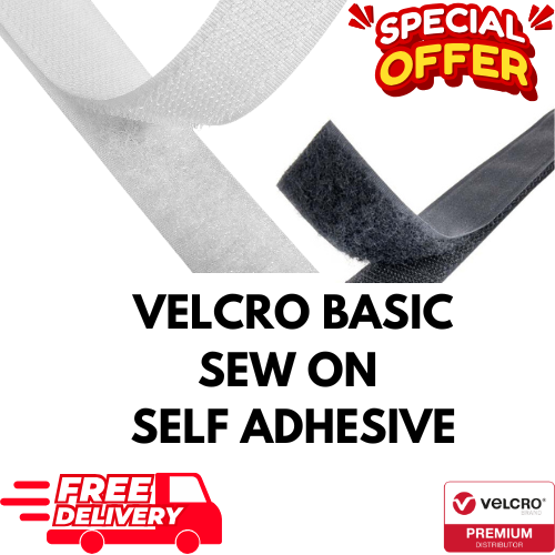 Velcro Basic Hook & Loop Tape – Self-Adhesive or Sew-On | VELCRO® Brand ...