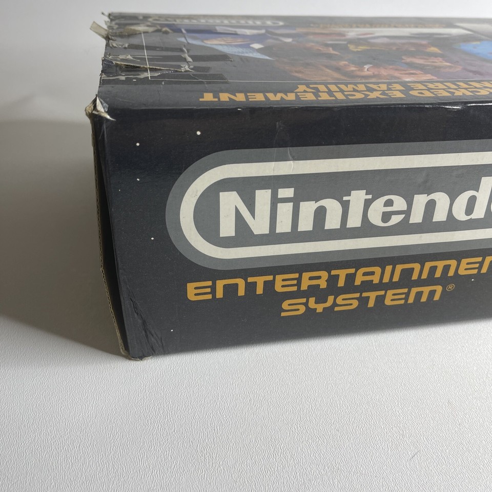 NES Nintendo Entertainment ACTION SET BOX ONLY (NO STYROFOAM) Orange ...