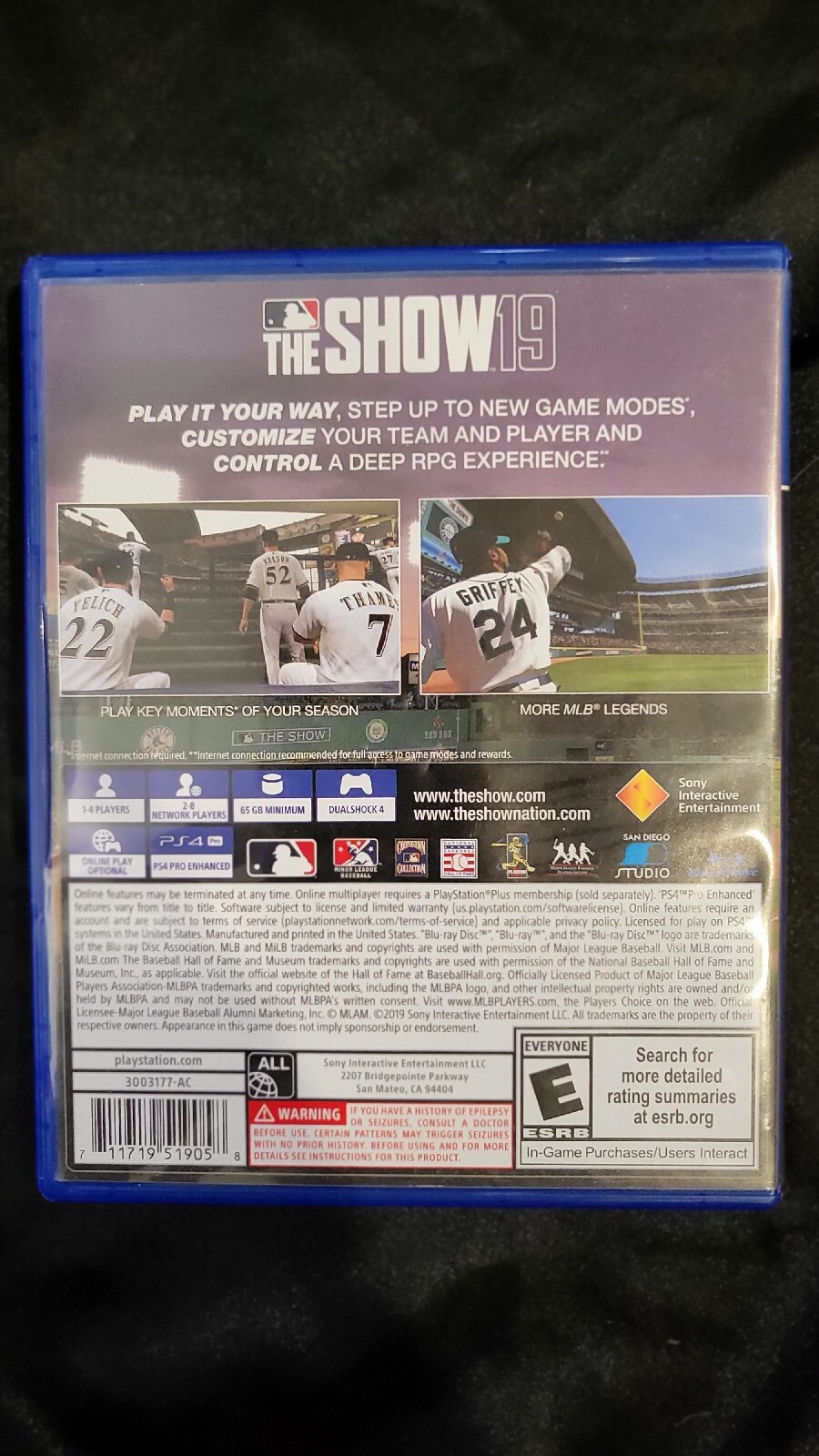 MLB The Show 18 & 19 - Sony PlayStation 4 PS4 Baseball Games Lot Bundle ...