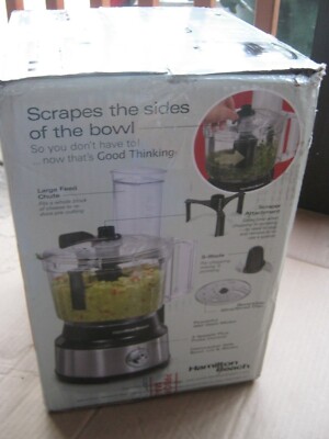 Hamilton Beach Bowl Scraper 10 Cup Food Processor Black 70730 New ...