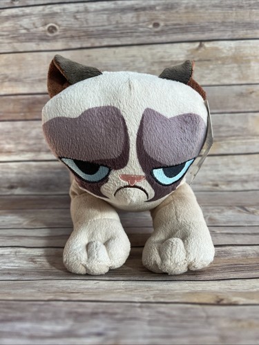 Grumpy Cat Plush 7" Laying Stuffed Animal Toy Factory Embroidered NWT ...