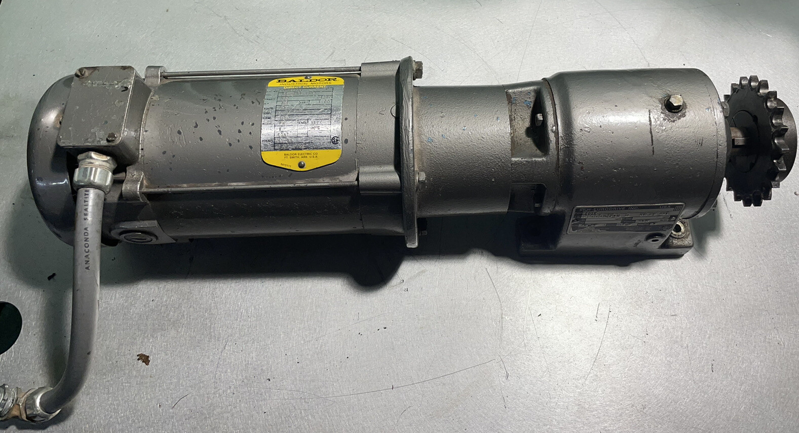 Sew-Eurodrive 890002673 8 GEARMOTOR with baldor moter CDP3440 | eBay