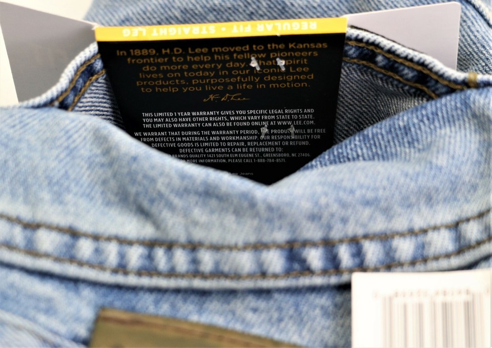 New LEE Regular Fit Jeans All Men’s Sizes Four Colors Lee Classic ...