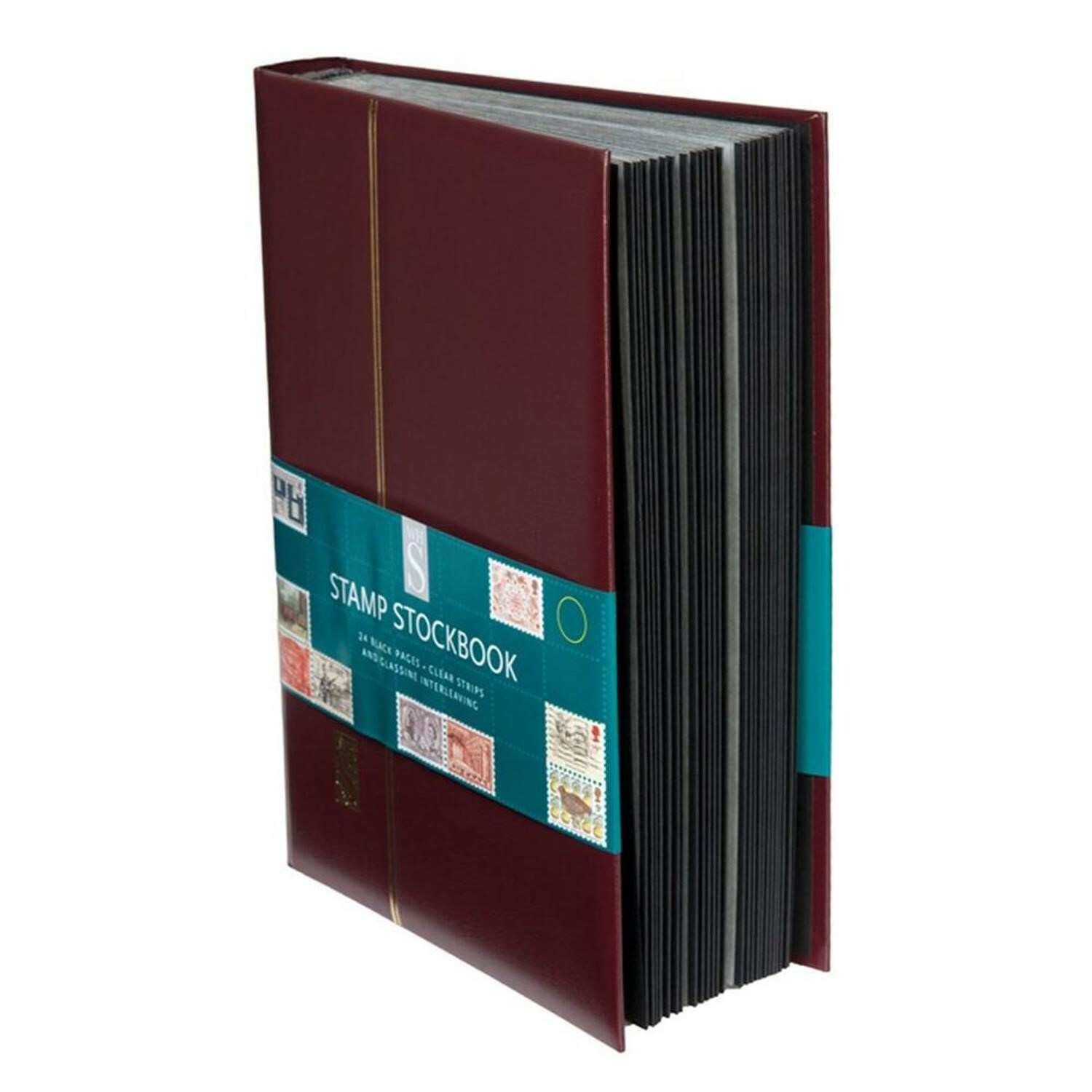 WHSmith Assorted Colour Stamp Stockbook Faux Leather | eBay