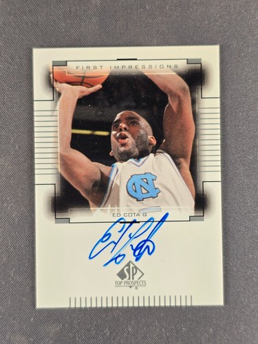 2000-01 Upper Deck SP Top Prospects First Impressions #EC Ed Cota Auto ...