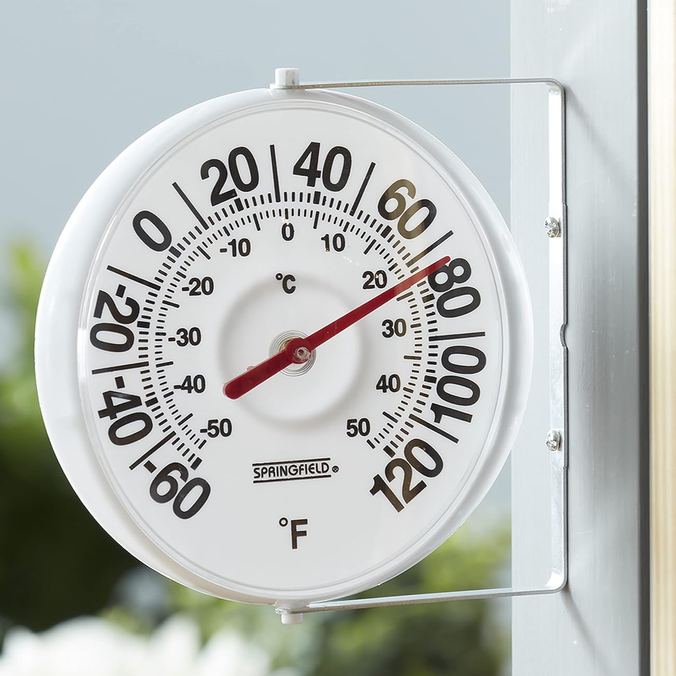 Big Thermometer with Mounting Bracket & Large Numbers In/Outdoor Pool ...