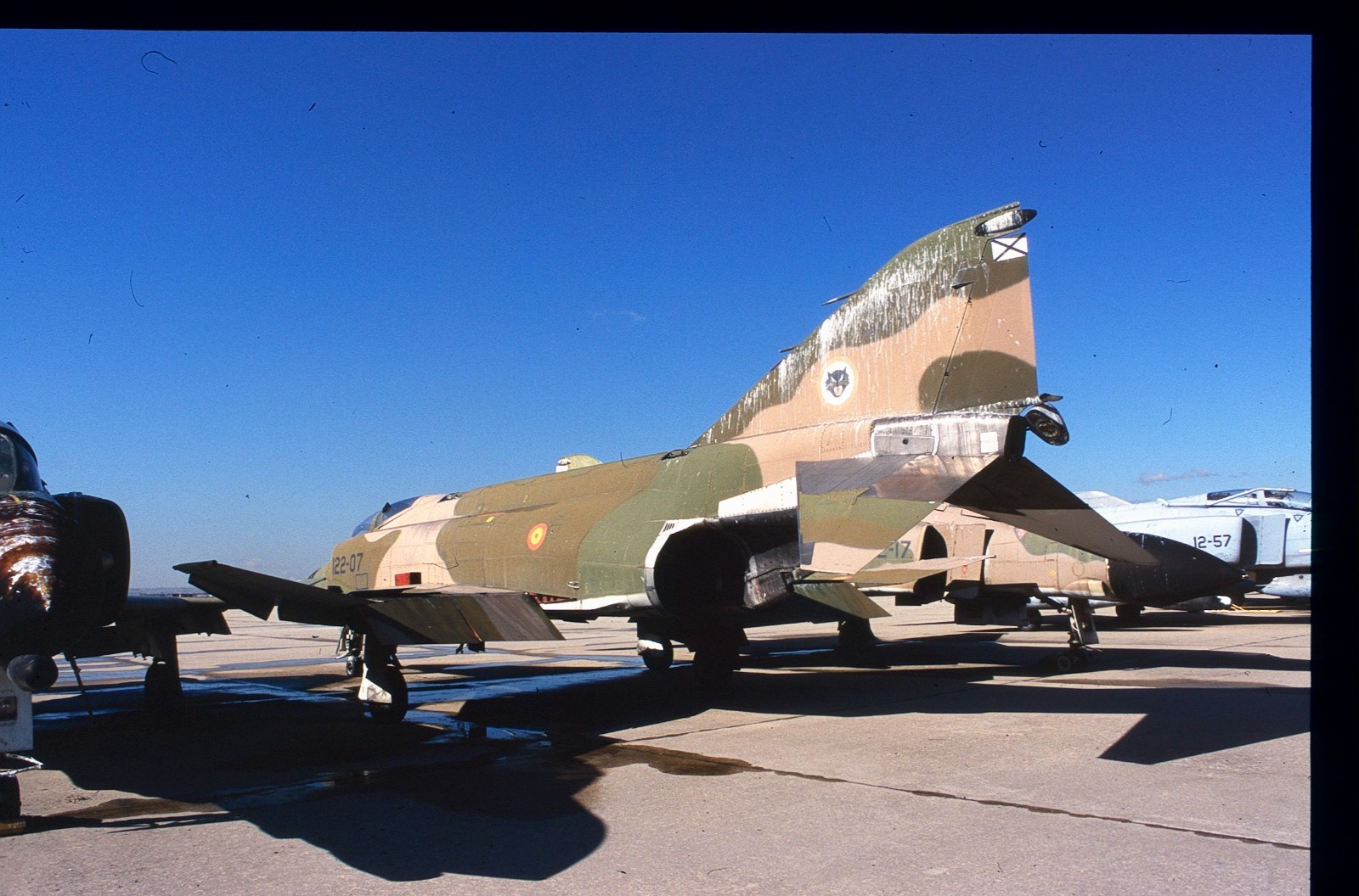 731-16 ORIGINAL AIRCRAFT SLIDE: Spanish AF McDD F-4C Phantom II C.12-14 ...