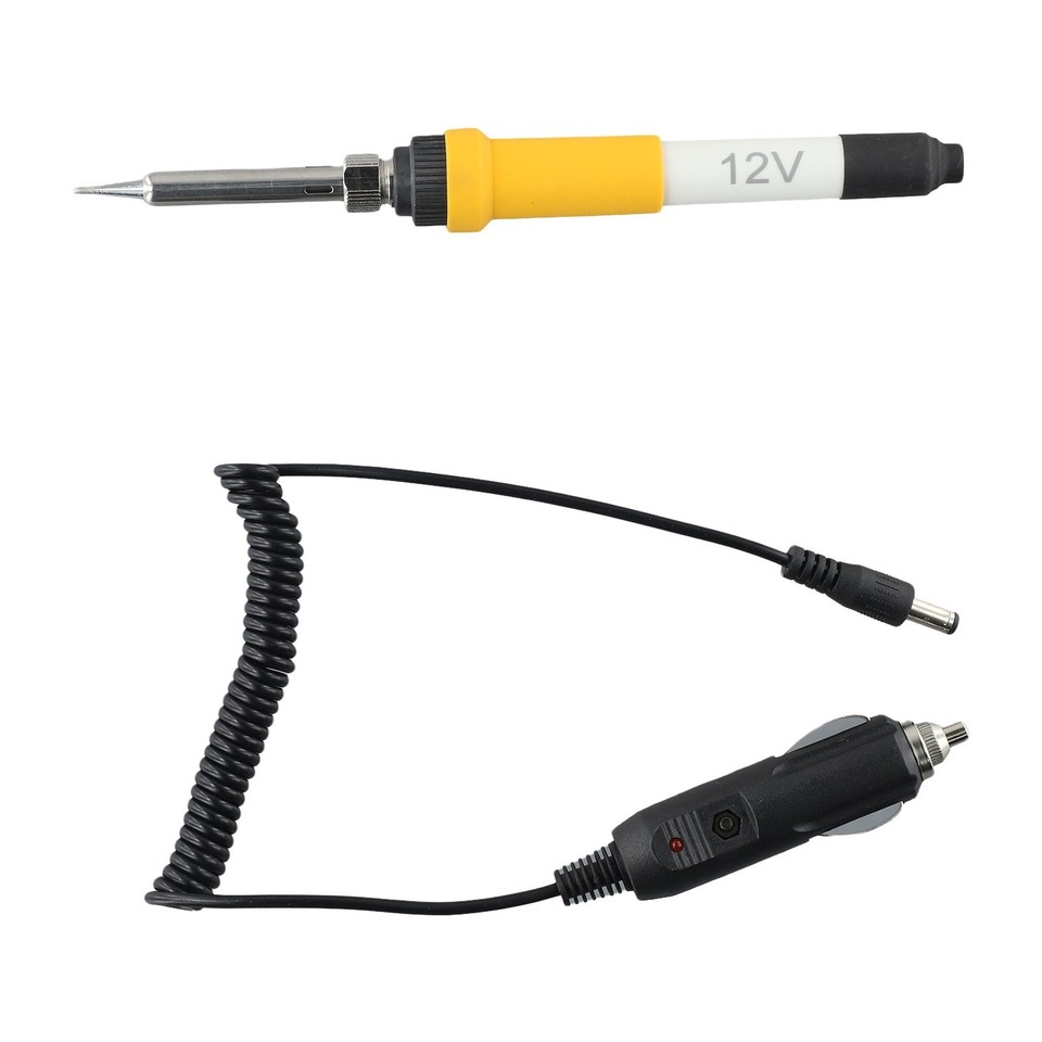 1 X Electric Soldering Iron Soldering Iron 12V 60W Ceramic Heating Core ...