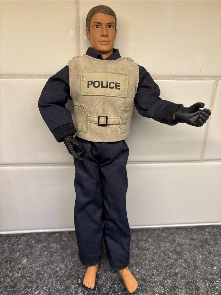 Vintage Hasbro GI Joe 12" Police Officer Action Figure w/ Accessories 1 ...