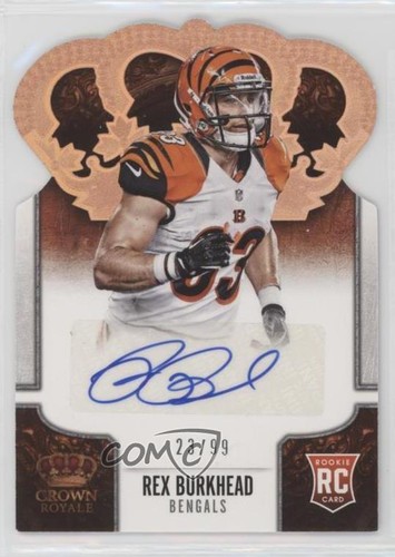 2013 Panini Crown Royale 23/99 Rex Burkhead #181 Rookie Auto RC ii1 | eBay