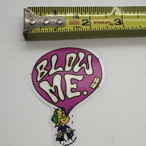 Bubble Gum Surf Wax Blow ME Sticker 2 x 3 inch Surfing | eBay