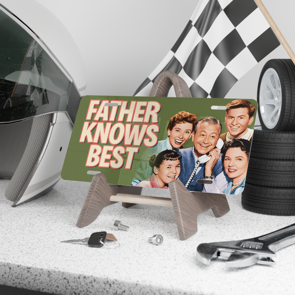 Father Knows Best Classic TV Show License Plate | eBay