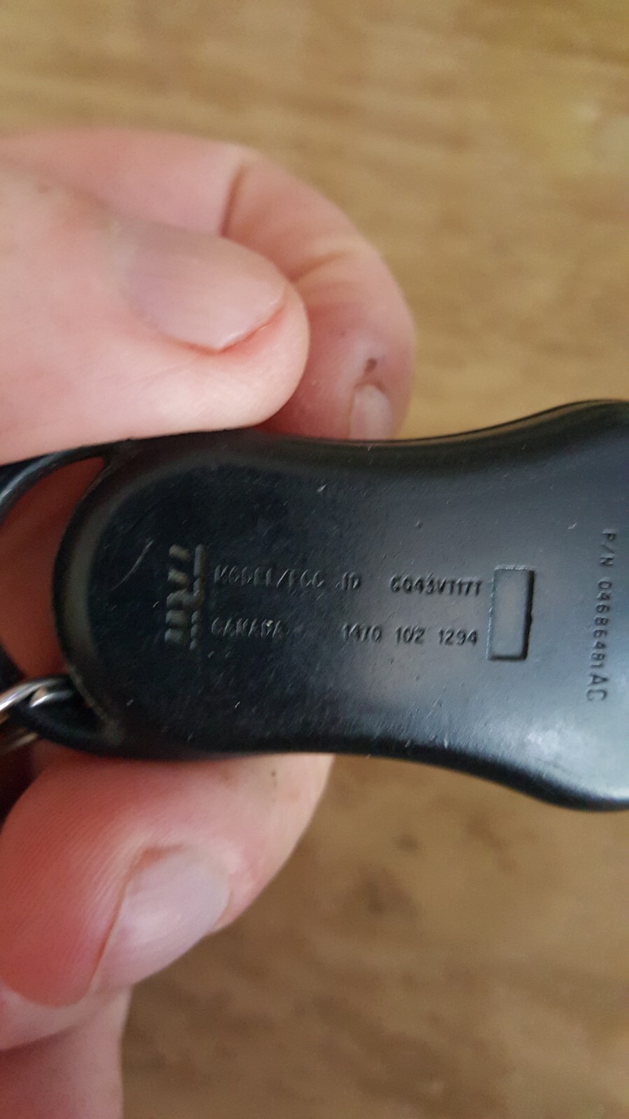 Security Key Owners Manual For Operation Daimler Chrysler P/N ...