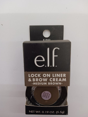 elf Lock on Liner and Brow Cream 81943 Medium Brown New free shipping ...