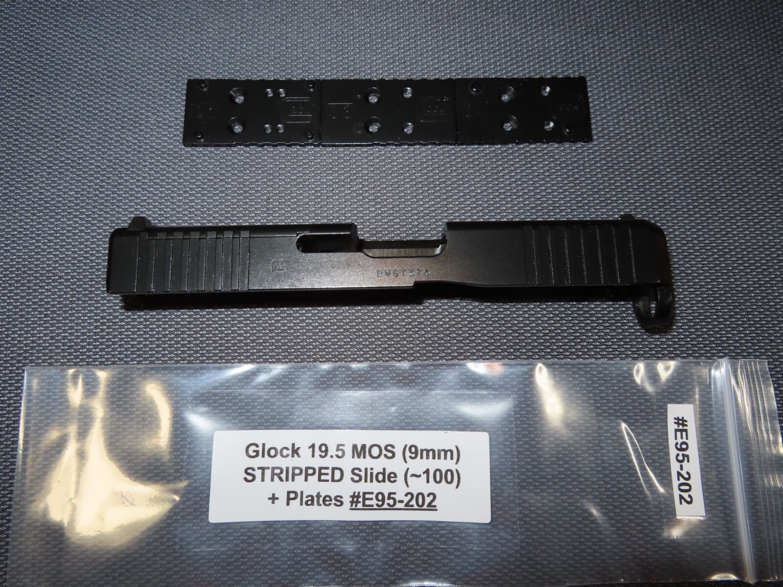 Glock 19 MOS OEM STRIPPED Slide Assembly 9mm Gen5 G19 Optics Ready M.O ...