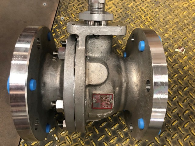 4" Apollo 87-10a-01 Cf8m Stainless Steel ANSI 150 Flange Ball Valve for ...