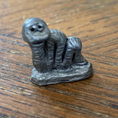 Michael Ricker Pewter Snake Knick Knack Miniature Figure | eBay