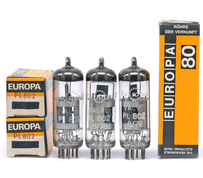 ONE PL802 EUROPA80 NOS BRITISH Tube Lampe Valvola Valvula Valve 진공관 真空管 ...