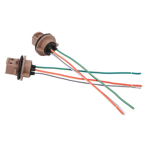 2Pcs Brake Light Socket Female Head Pigtail Light Socket For Vehicles ...