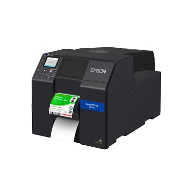 Epson ColorWorks C6000P 4″ Color Inkjet Label Printer with Peel ...