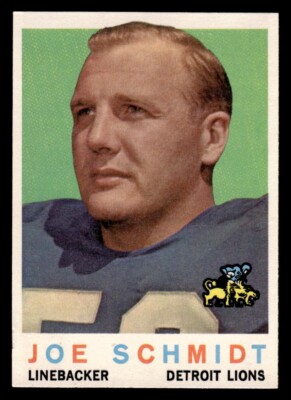 1959 Topps Football #6 Joe Schmidt EX *e2 | eBay