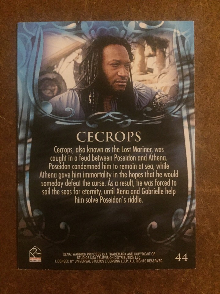 Cecrops 44 Xena Warrior Princess Beauty And Brawn Trading Card | eBay